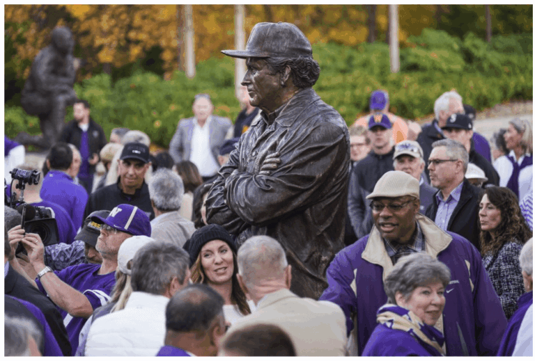 Coach Don James Statue at UW – Rotblatt Amrany Studio